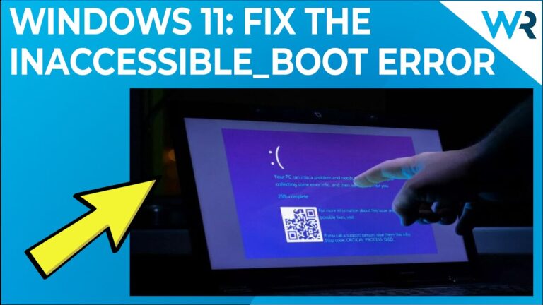 Cómo solucionar el error Inaccessible_Boot_Device en Windows 11 - Mundowin