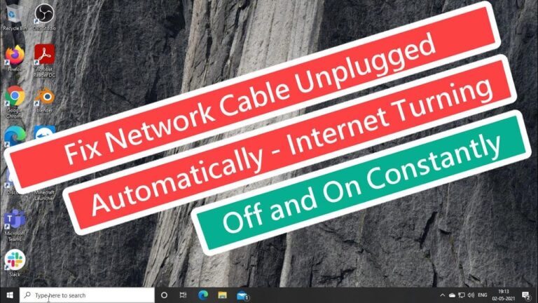 Cables desconectados en Windows 10 - Mundowin