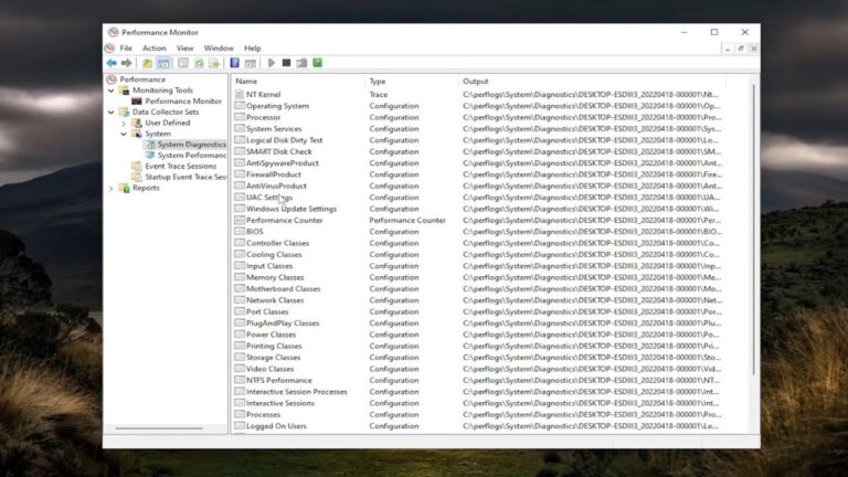 Generate System Health Report in Windows with Perfmon [Tutorial] - Mundowin