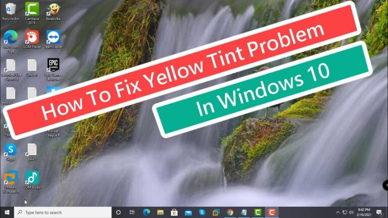 Windows 10 Yellow Tint Troubleshooting: Video Tutorial to Disable Night ...