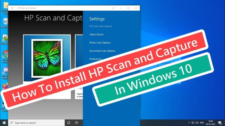 Instalar HP Scan and Capture en Windows 10 - Mundowin