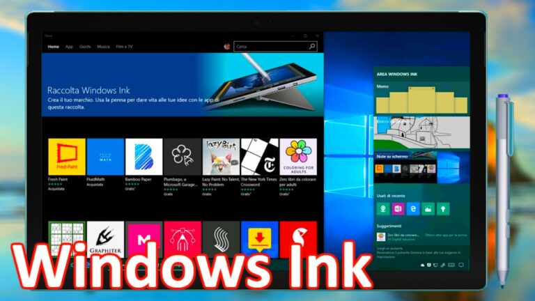 Windows Ink: Dibujar y Escribir con tu Computadora y Tablet Microsoft. - Mundowin