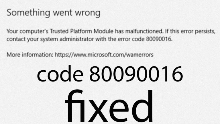 Soluciones para corregir el código de error 80090016 en Windows 10/11 ...