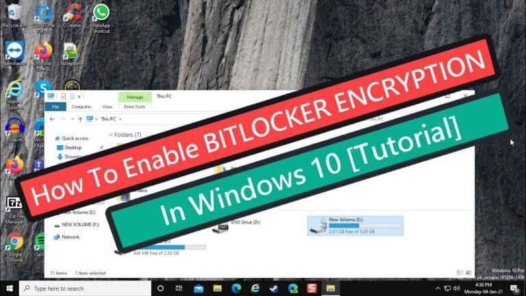 Tutorial: Cómo activar la encriptación BitLocker en Windows 10 - Mundowin
