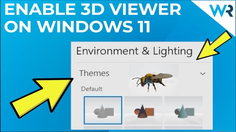 How to enable 3D Viewer in Windows 11 - Mundowin