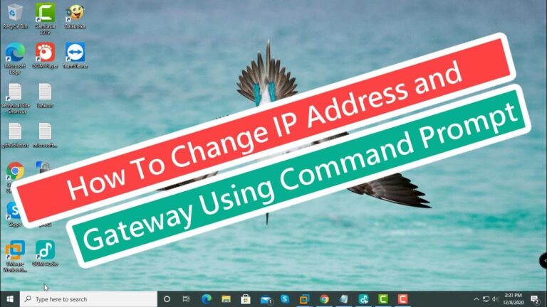 Cómo cambiar dirección IP y gateway usando línea de comandos - Mundowin