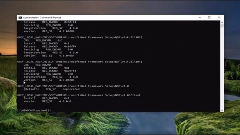 Cómo encontrar la versión de .NET Framework instalada en Windows 10 ...