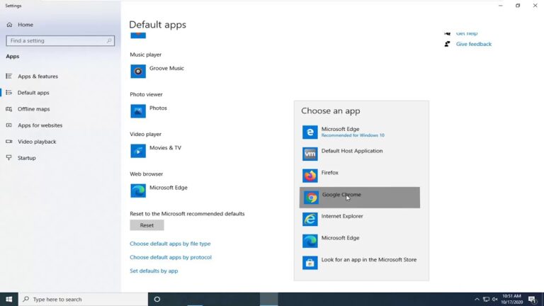 Set Google Chrome as the default browser in Windows 10 - Mundowin