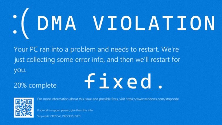 Cómo solucionar el error DRIVER VERIFIER DMA VIOLATION en Windows 11 ...