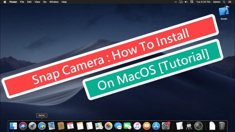 Instalar Snap Camera en MacOS: Tutorial paso a paso - Mundowin