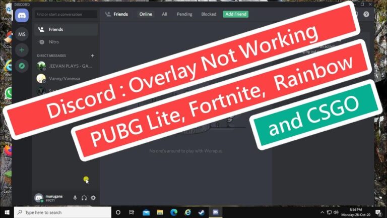 Problema con Overlay de Discord en juegos: tutorial en video - Mundowin