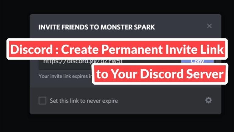 How to Create a Permanent Invite Link on Discord - Mundowin