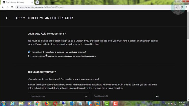 Cómo aplicar al programa Support-A-Creator de Epic Games en Fortnite ...