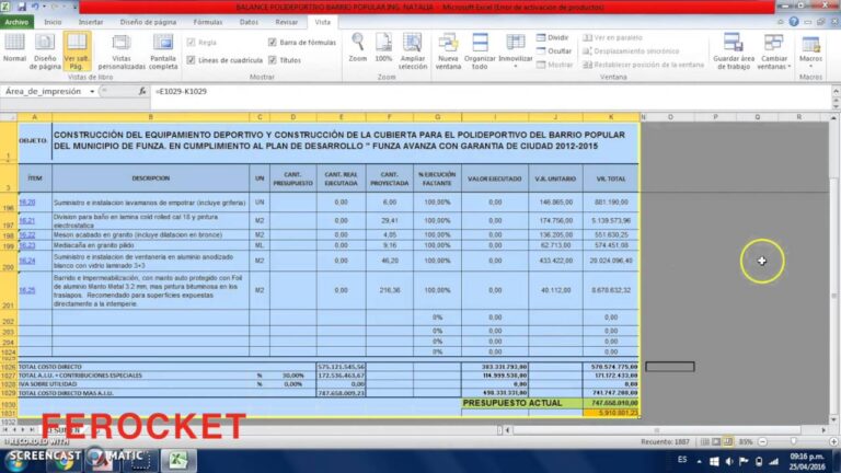 Cómo configurar tamaño de papel en excel - Mundowin