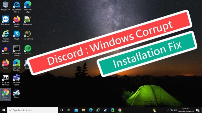 Solution for corrupt Discord installation on Windows - Mundowin