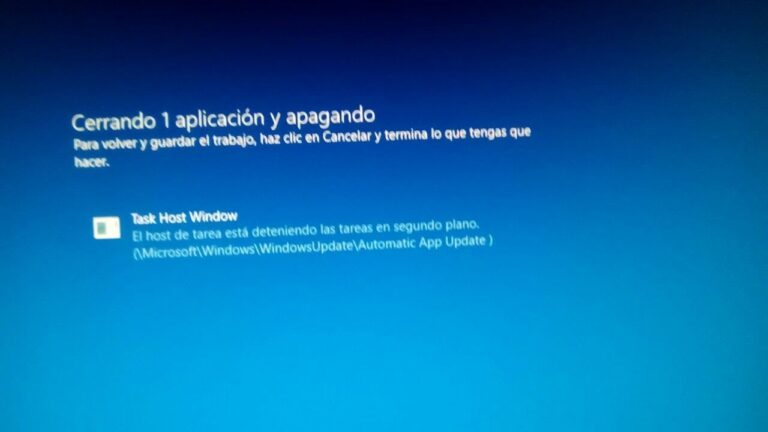Task Host Windows: Soluciones para Apagar Windows 10 Correctamente ...