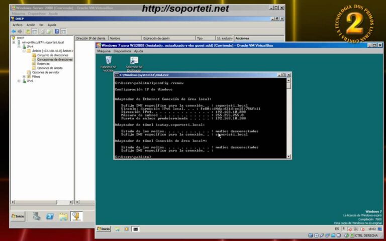 Configurar servidor DHCP en Windows Server 2008 - Mundowin