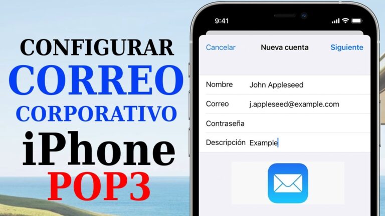 Cómo configurar una cuenta pop3 en iphone - Mundowin