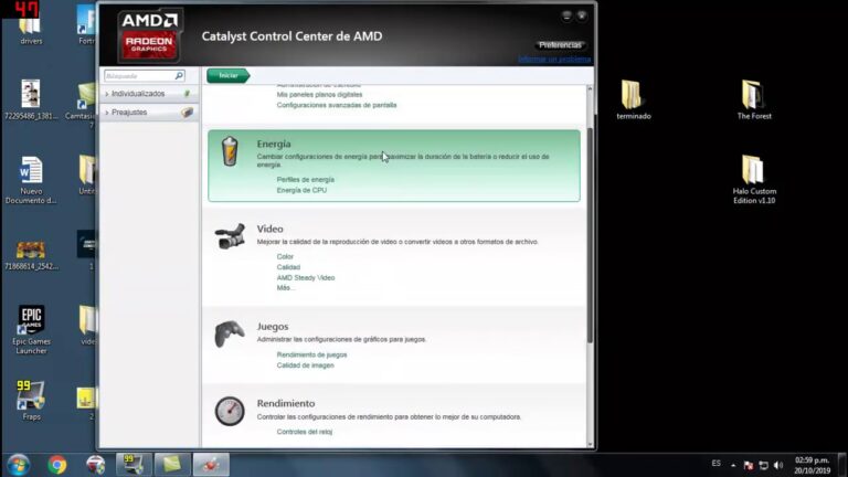 Configurar AMD Vision Engine Control Center - Mundowin