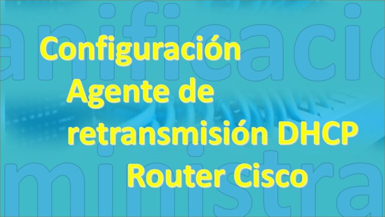 Cómo configurar agente de retransmision dhcp cisco - Mundowin