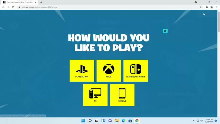 Download and install Fortnite on Windows 11 - Mundowin