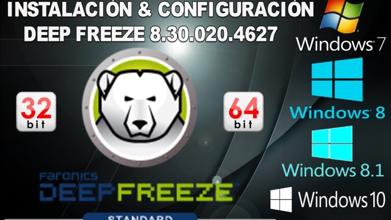 Cómo configurar deep freeze windows 7 - Mundowin