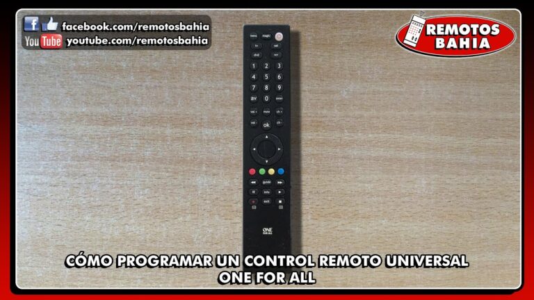 How to set up a One for All universal remote control - Mundowin