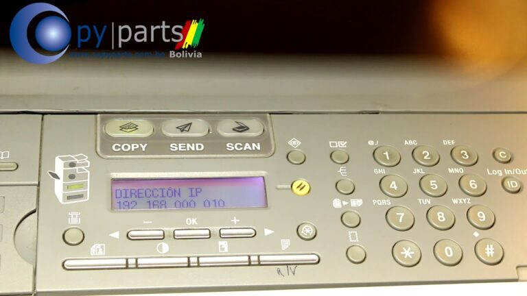 Cómo configurar escaner canon ir 1025 en red - Mundowin