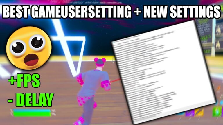 How to configure Fortnite's gameusersettings - Mundowin