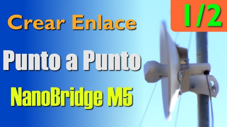 Cómo configurar nanobridge m5 punto a punto - Mundowin