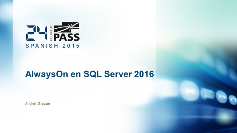 Cómo configurar always on sql server 2016 - Mundowin