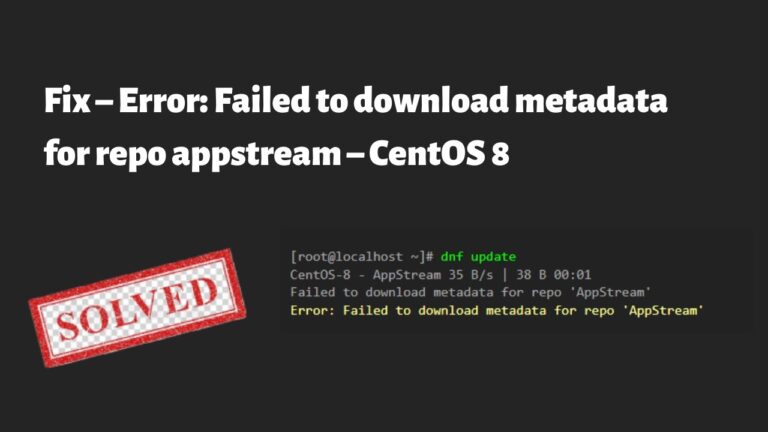 Solución error repositorio base CentOS 8 - Mundowin