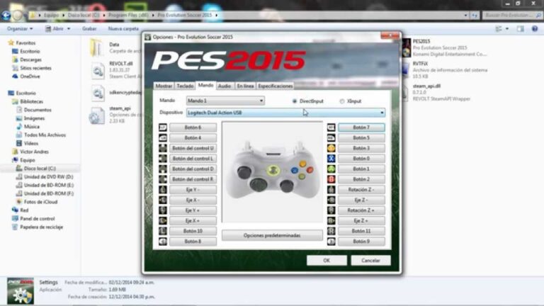 Cómo configurar control en pes 2015 pc - Mundowin