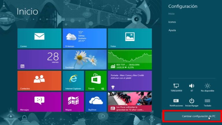 Cómo configurar la pantalla de mi laptop windows 8 - Mundowin