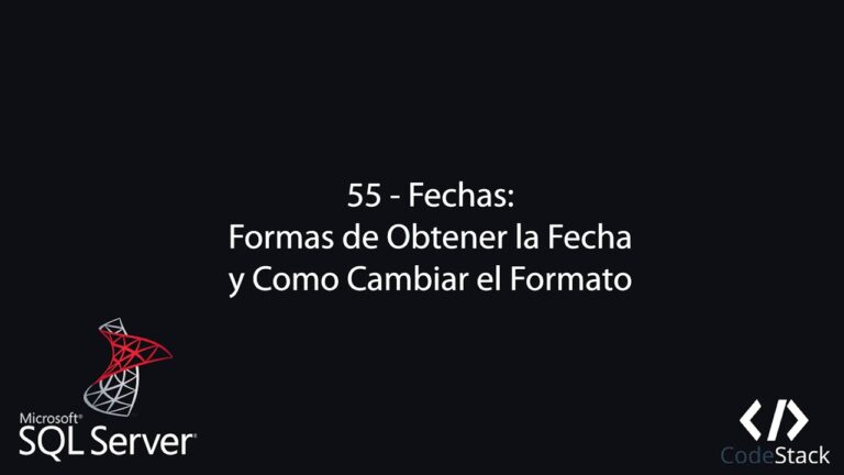 Cómo configurar formato de fecha en sql server 2012 - Mundowin