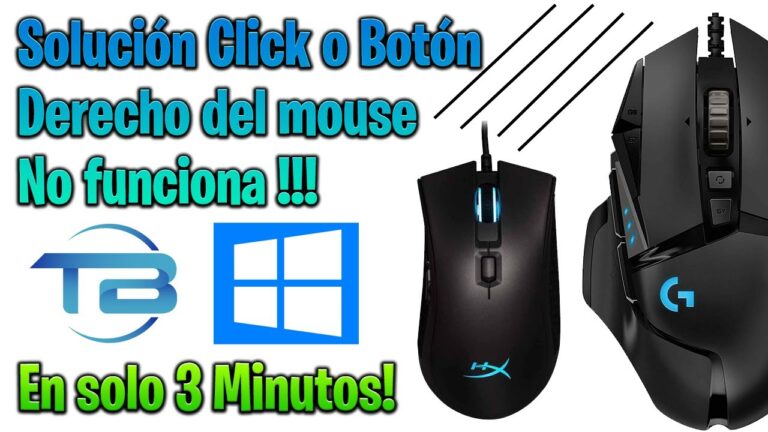 Cómo configurar el boton derecho del mouse - Mundowin
