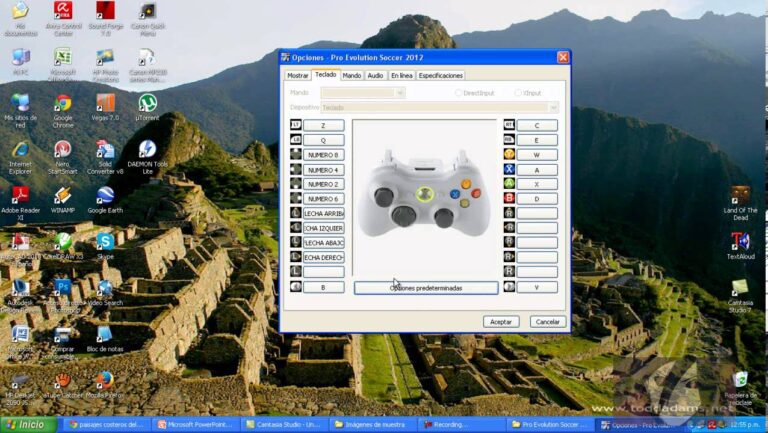 Cómo configurar los controles en pes 2013 - Mundowin