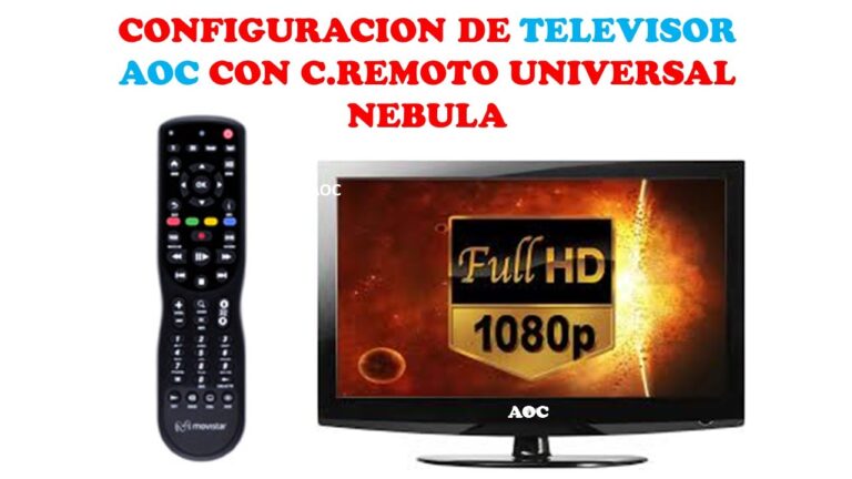 Cómo configurar un control universal para tv aoc - Mundowin
