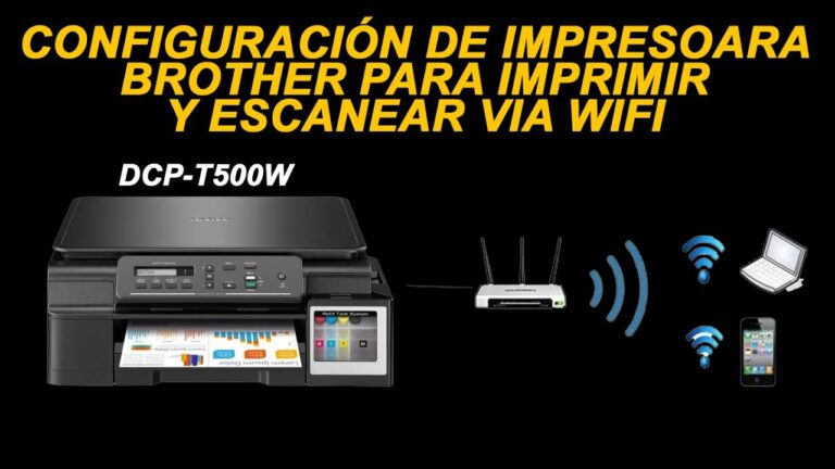 Cómo configurar escaner brother dcp-t500w - Mundowin
