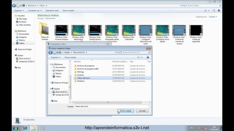 Cómo configurar biblioteca de documentos windows 7 - Mundowin