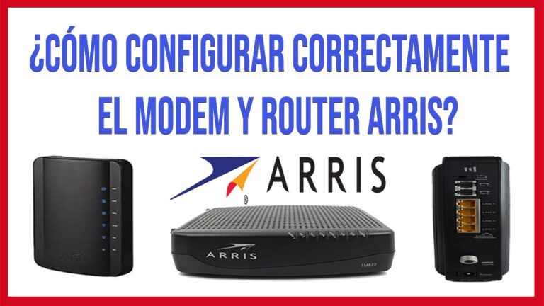 Cómo configurar el modem arris cm820a - Mundowin