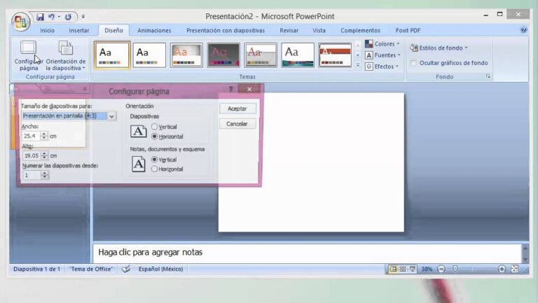 Cómo configurar powerpoint para imprimir en tabloide - Mundowin