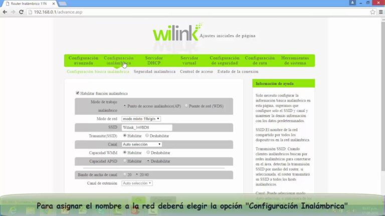 Cómo configurar un router wilink h300d - Mundowin
