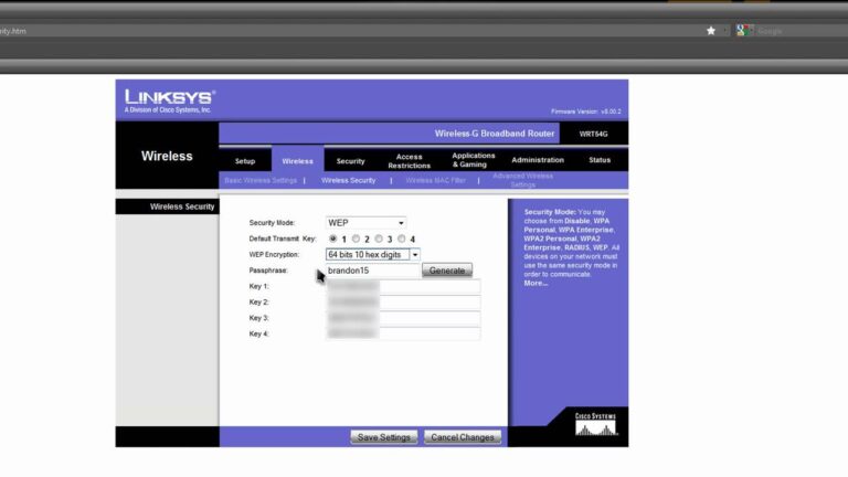 Cómo configurar la seguridad de un router linksys - Mundowin