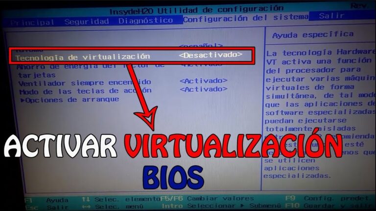 Cómo configurar bios para maquina virtual 64 bits - Mundowin