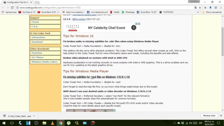 How to configure k lite codec pack for hd - Mundowin