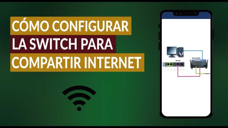 Cómo configurar un switch para compartir internet - Mundowin