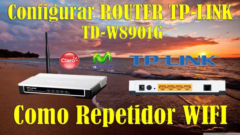 Cómo configurar modem router tp-link td-w8901g. con speedy - Mundowin