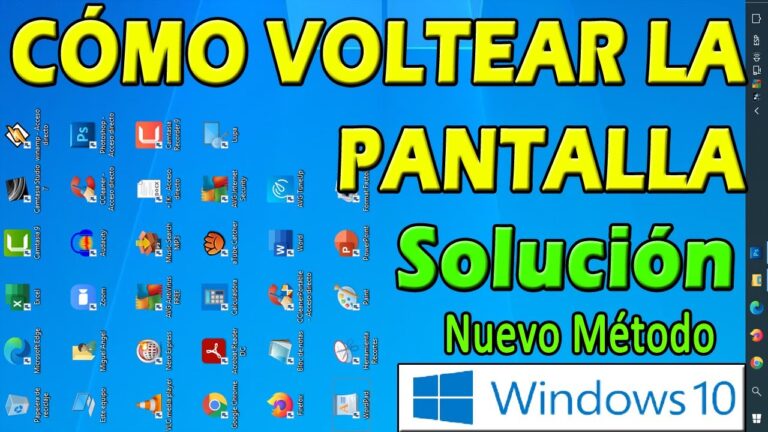 Cómo configurar pantalla ordenador para ver en horizontal - Mundowin