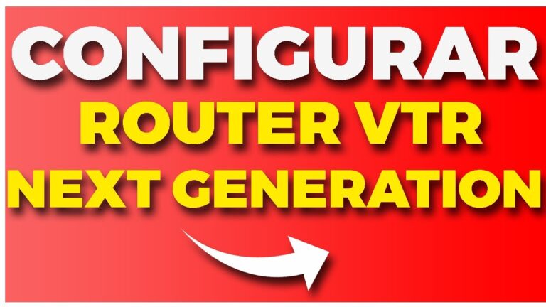 Cómo configurar un router vtr chile - Mundowin